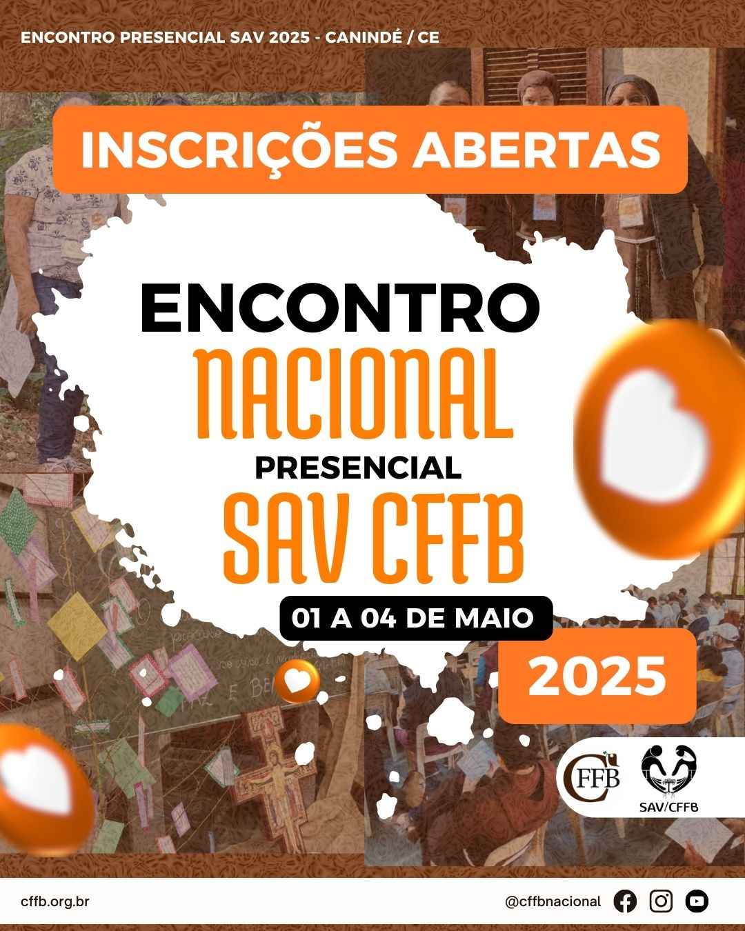 Encontro Nacional do SAV CFFB 2025 | CFFB Conferência da Família ...